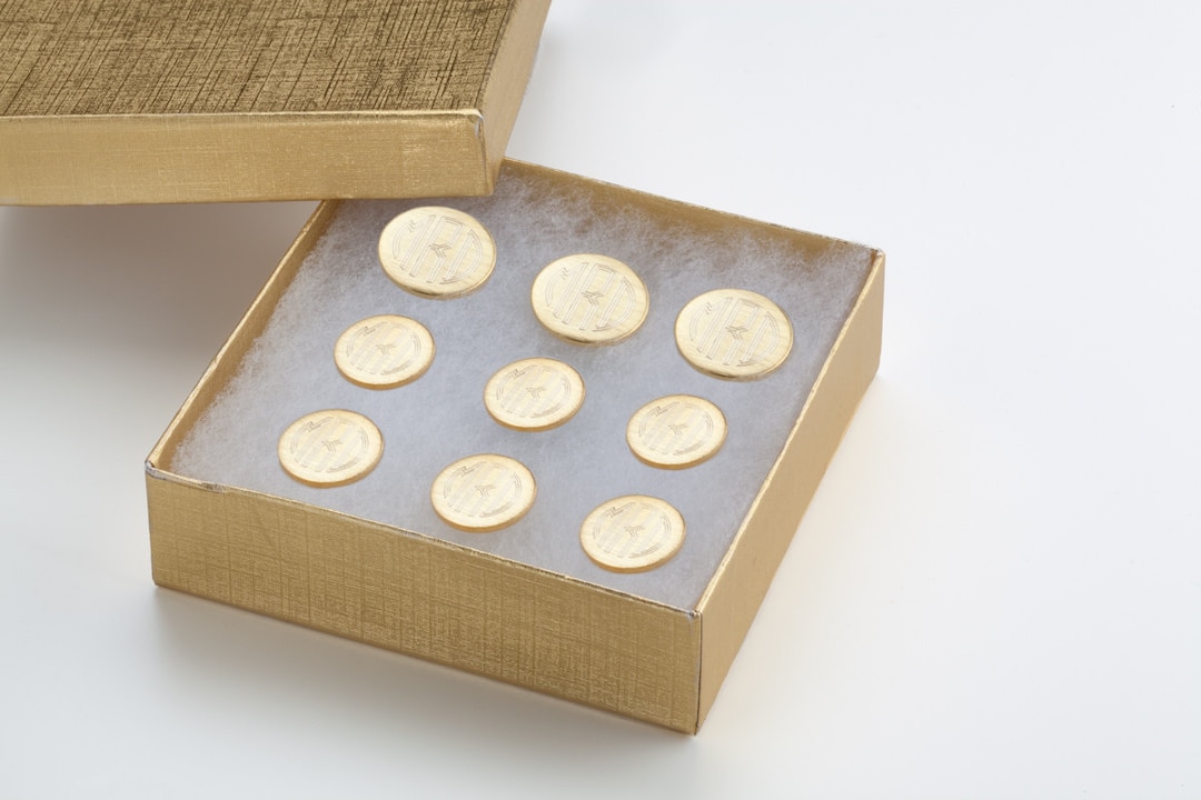 Monogrammed Blazer Buttons, Personalized Engraved Set of 9 Custom Metal ...