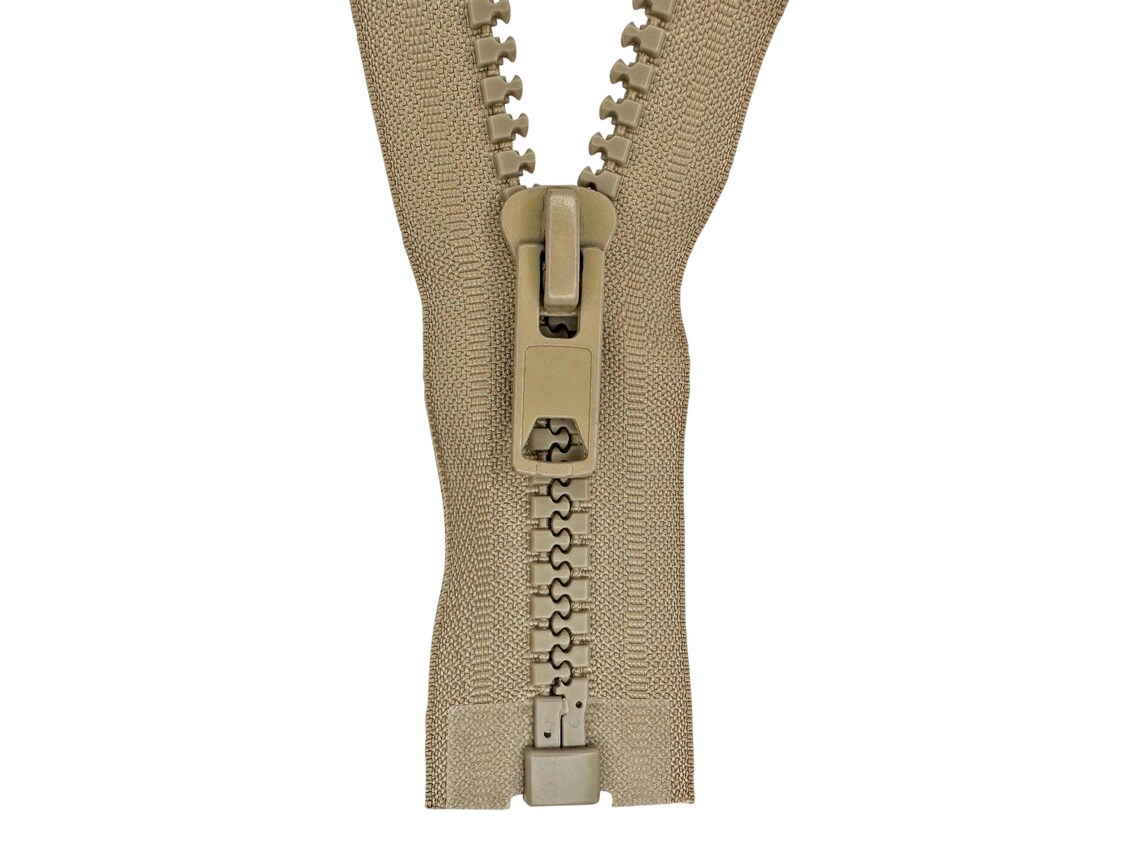 Heavy Duty #10 Molded Plastic Separating Jacket Zipper, Many Colors and ...