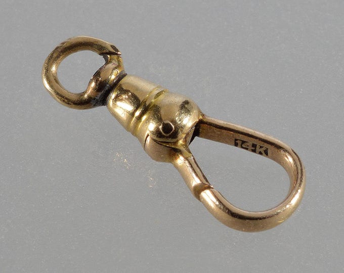 Victorian 14K Gold Dog Clip Clasp for Pocket Watch Albert Chain 0356 - Etsy