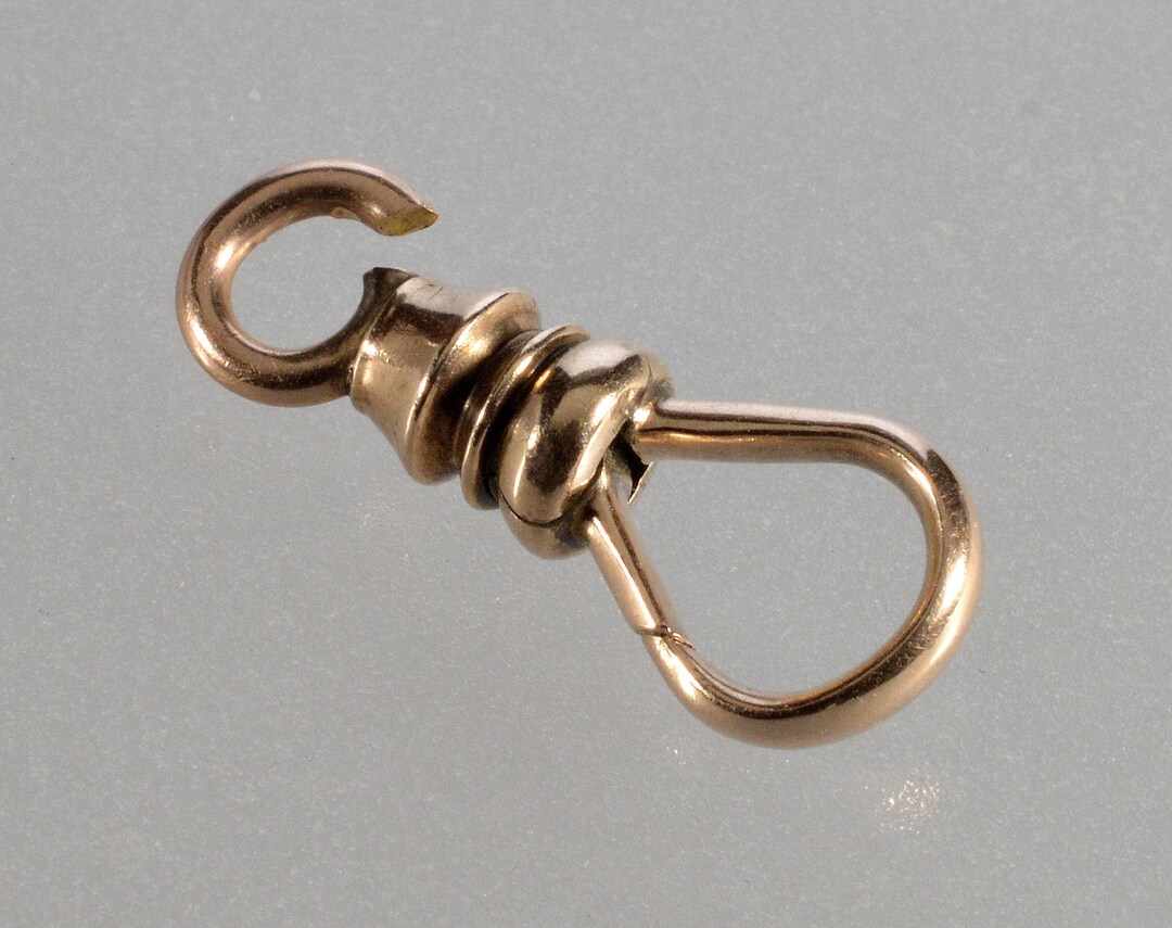 Victorian 10K Gold Dog Clip Clasp for Pocket Watch Albert Chain 0358 - Etsy