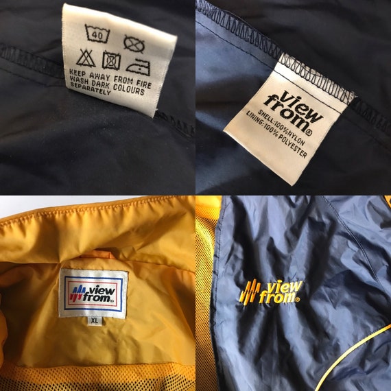 Vintage View From windcheater - 90s - anorak - windbr… - Gem