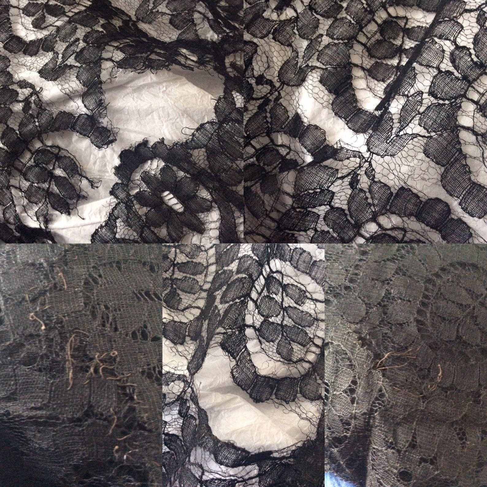 Antique Mourning Shawl Gothic Bride Steampunk Halloween | Etsy