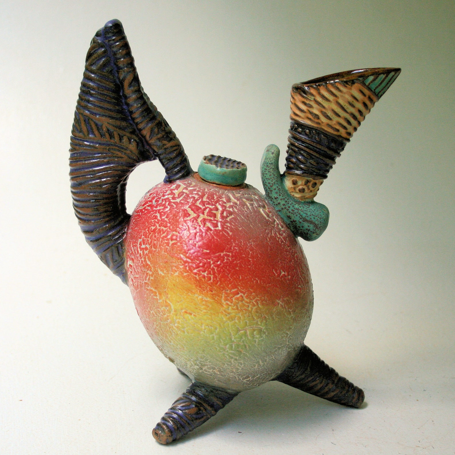 Tea Pot Hand Made Pottery - Etsy