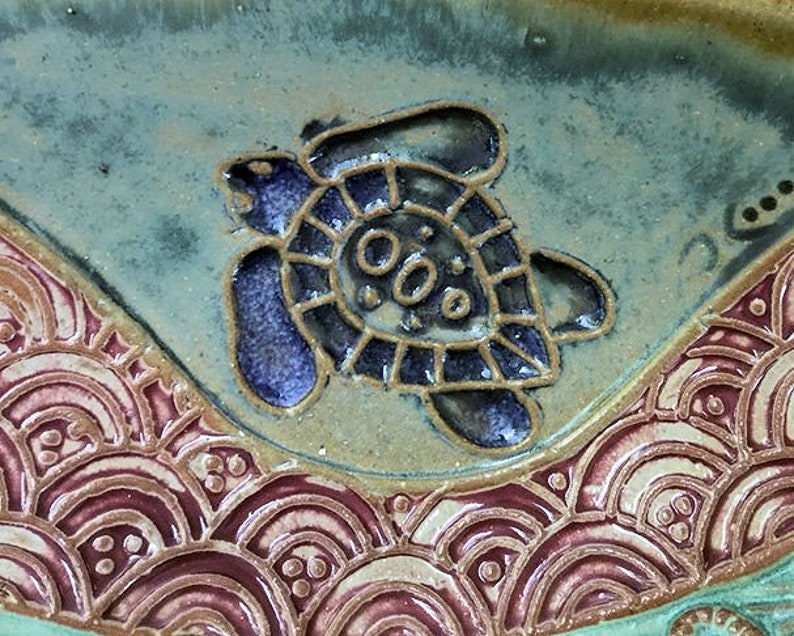 Sea Turtle Sauce Cup Hand Made Stoneware Pottery - Etsy