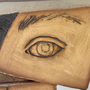 Handcrafted Ceramic Pottery Abstract Portrait Sculpture Unique Artistic ...