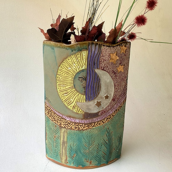 Moon Vase - Etsy
