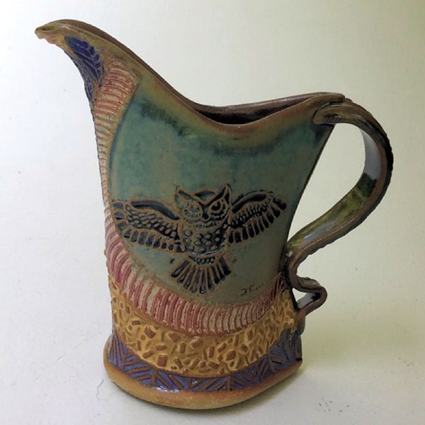 Owl Pitcher - Etsy