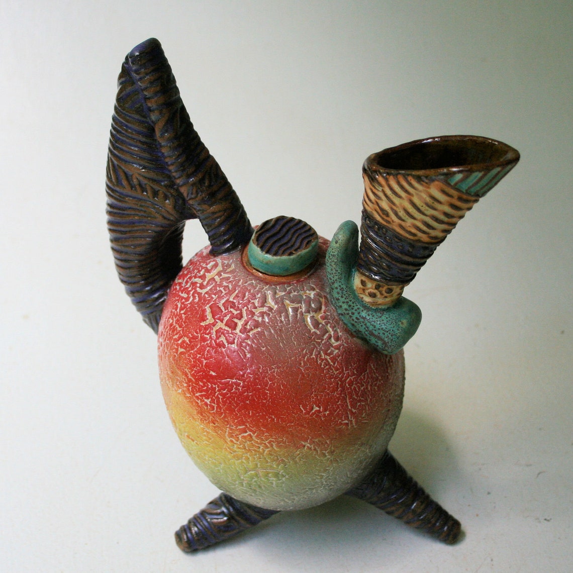 Tea Pot Hand Made Pottery - Etsy