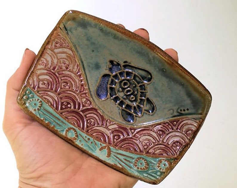 Sea Turtle Sauce Cup Hand Made Stoneware Pottery - Etsy