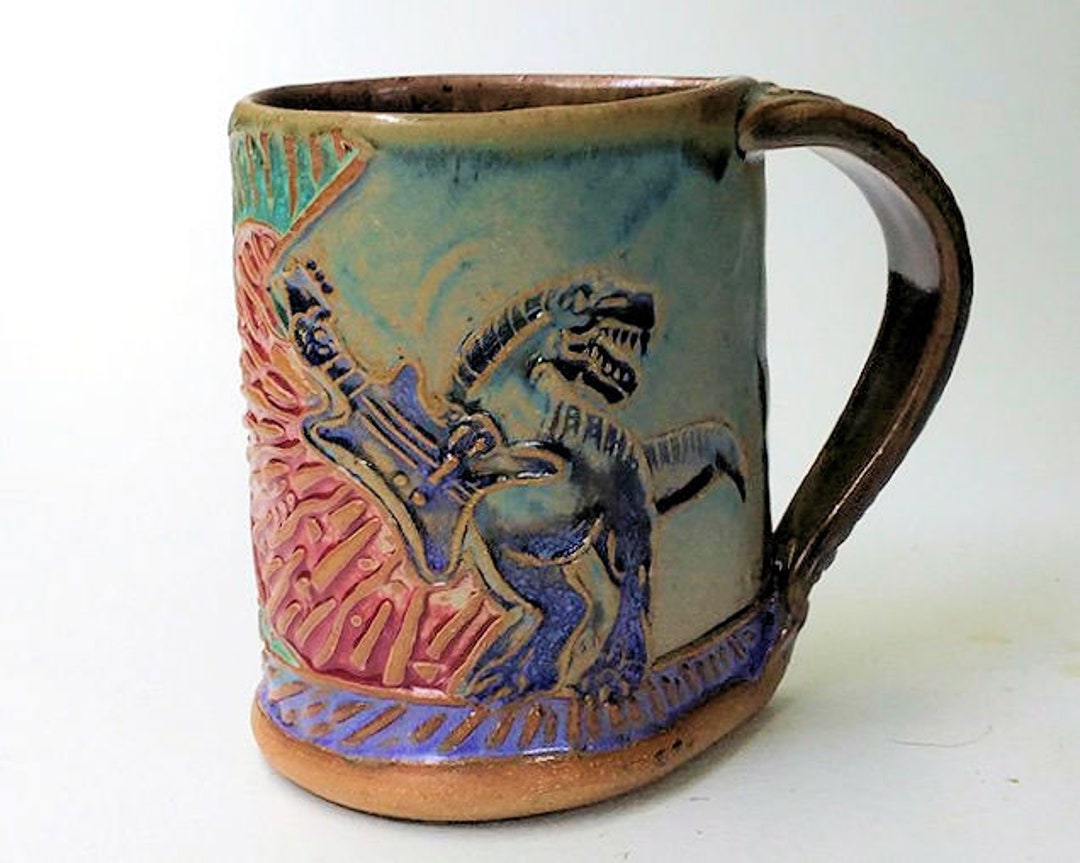 Raptor Pottery Ceramic Mug Handmade Artisan Coffee & Tea Cup – Perfect ...