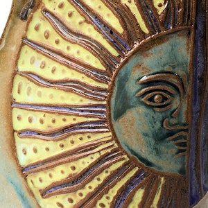 Sun & Moon Design With Five Tumblers Pottery Dishwasher - Etsy