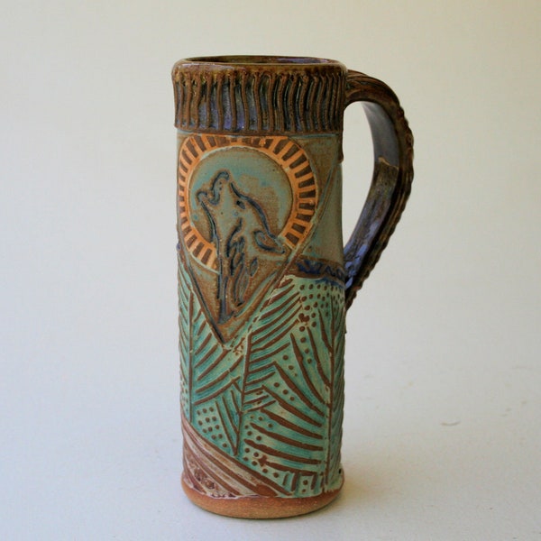 Wolf Coffee Mug - Etsy
