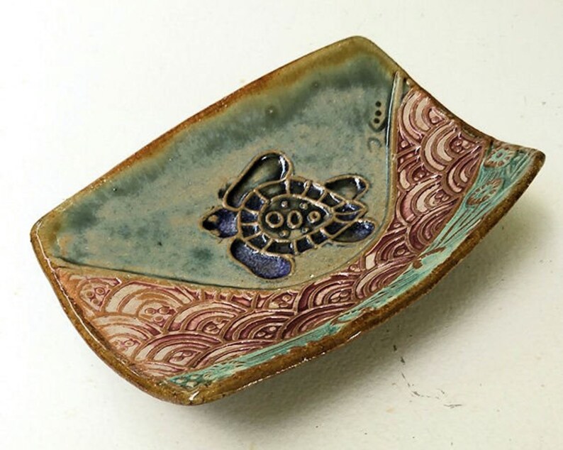 Sea Turtle Sauce Cup Hand Made Stoneware Pottery - Etsy