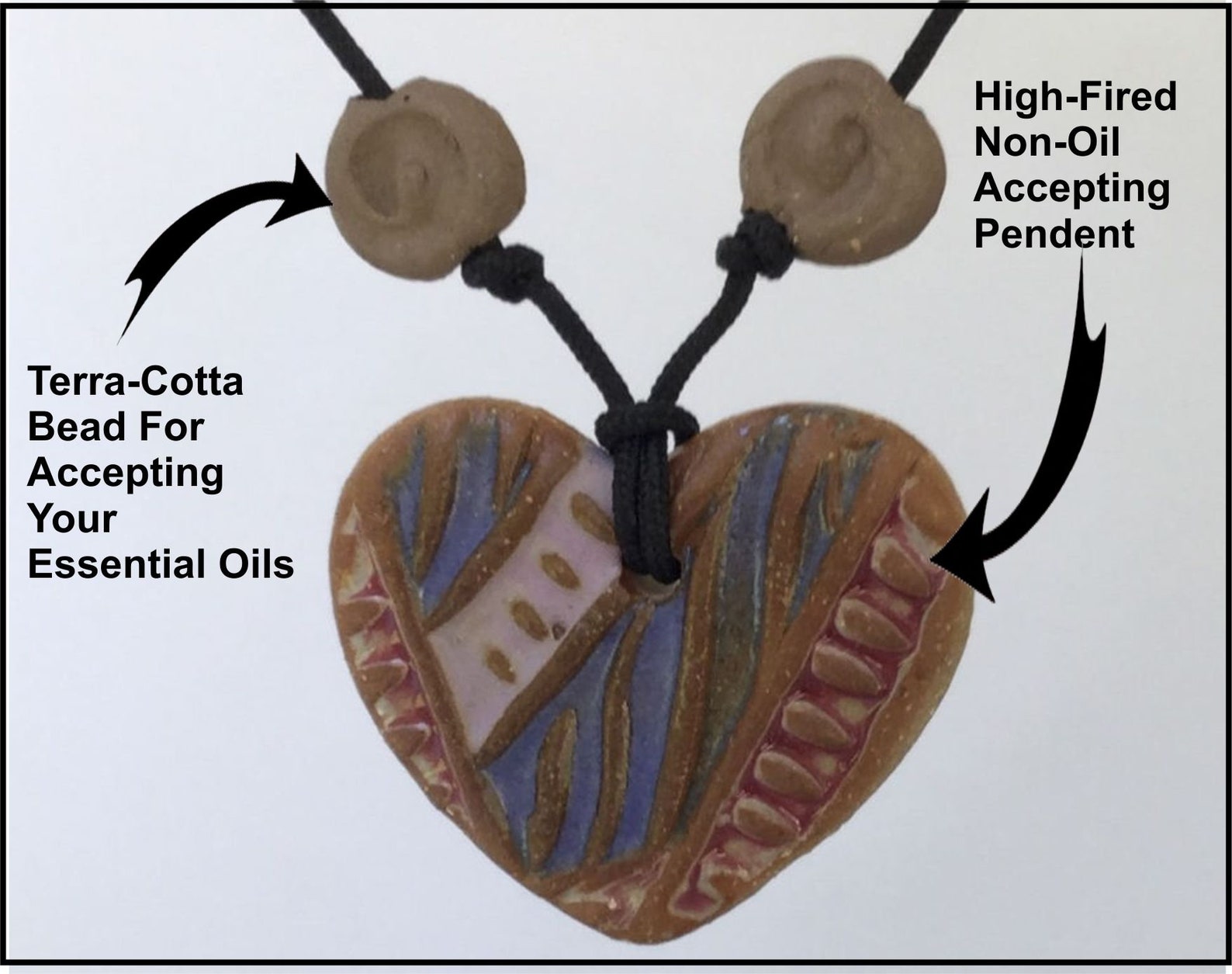 Heart Essential Oil Diffuser Pendant | Etsy