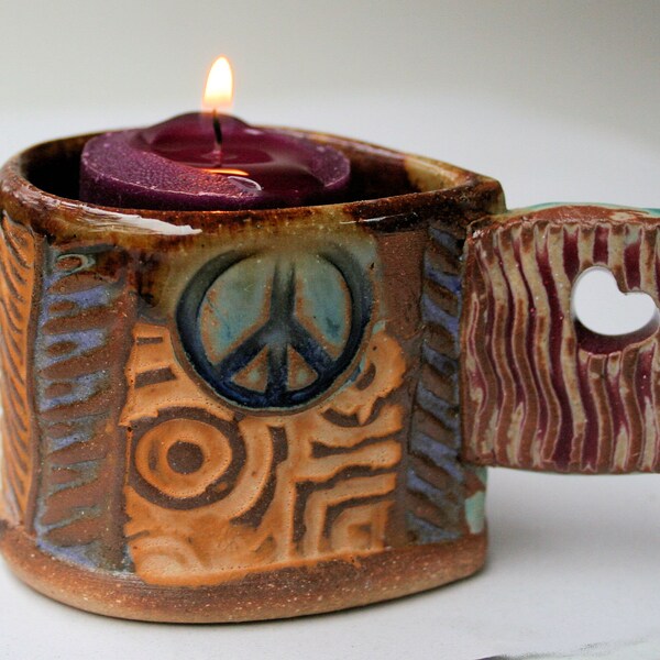 Pottery Peace Sign - Etsy