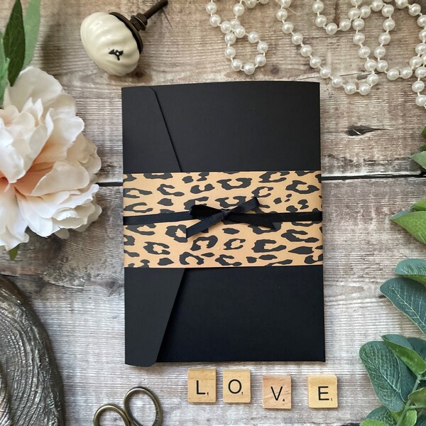 Pocketfold Wedding Invitation - Etsy