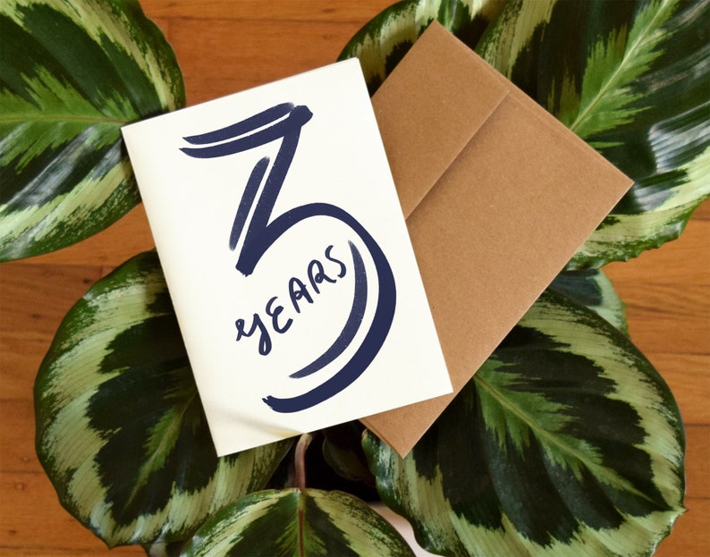 3 Years Sober Birthday Card Three Years in Recovery | Etsy 3 Years Sober Birthday Card Three Years in Recovery | Etsy