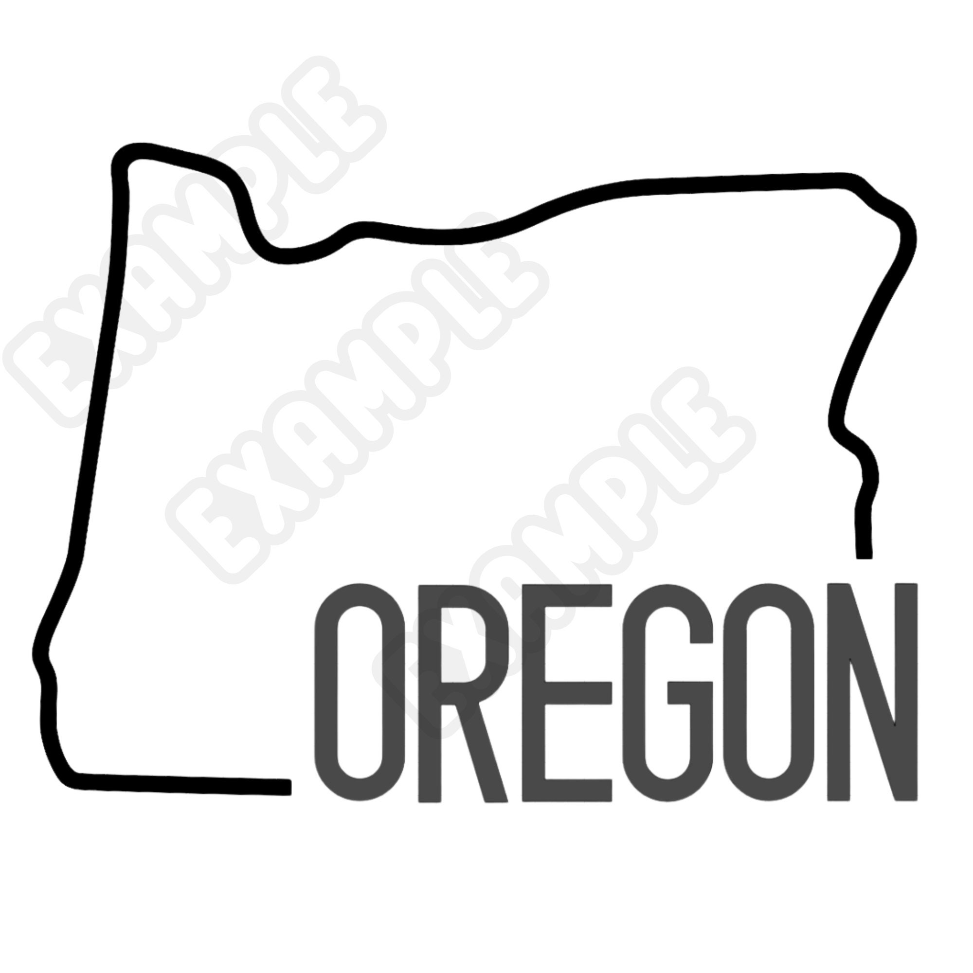 State of Oregon PNG Digital Download Oregon State Oregon Oregon Gift ...