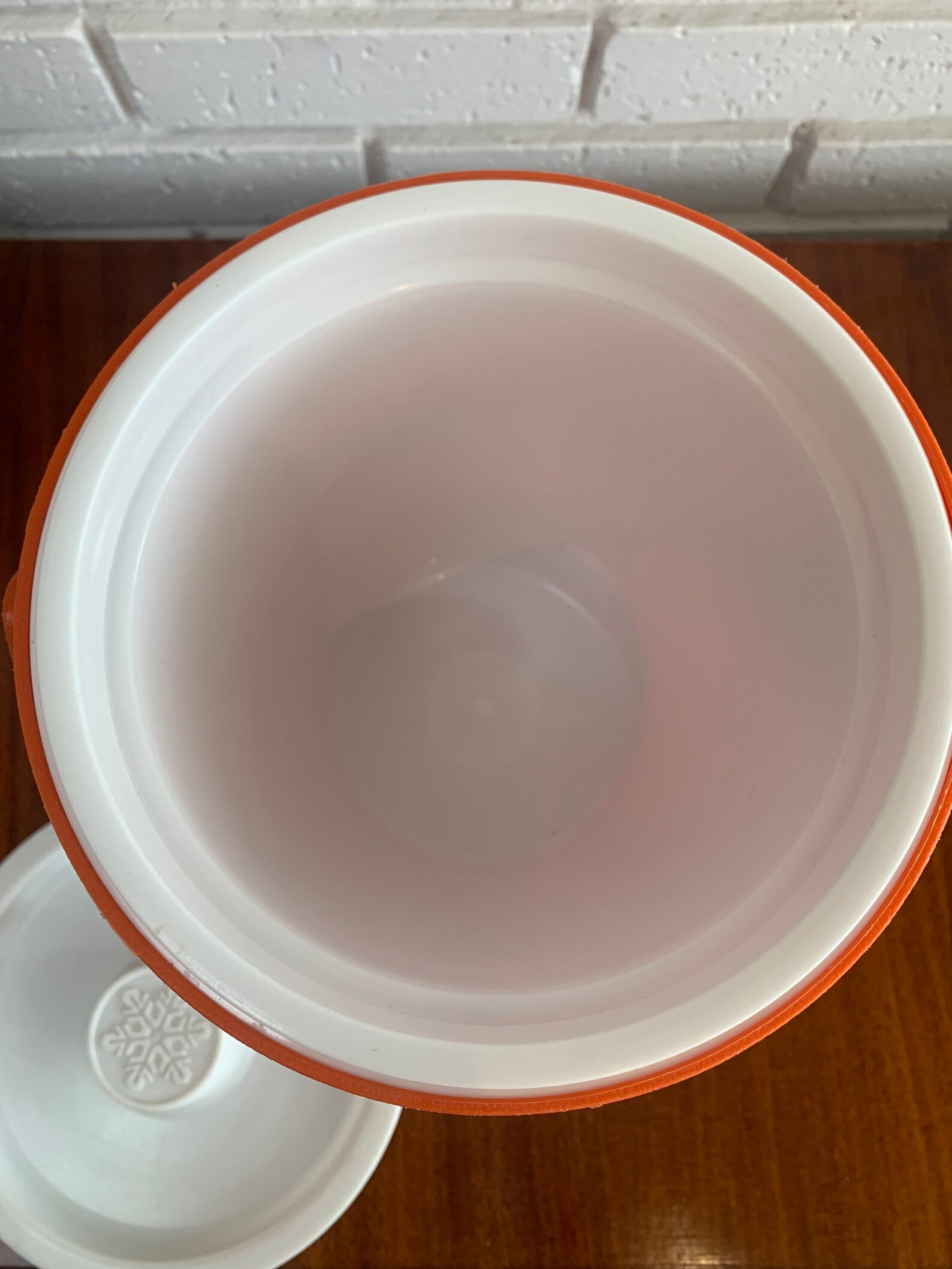 Vintage Rubbermaid Orange Ice Bucket - Etsy