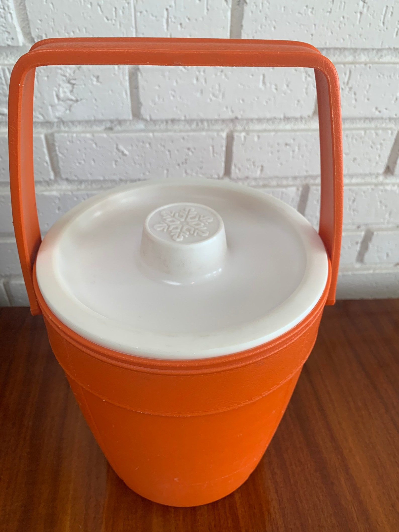 Vintage Rubbermaid Orange Ice Bucket - Etsy