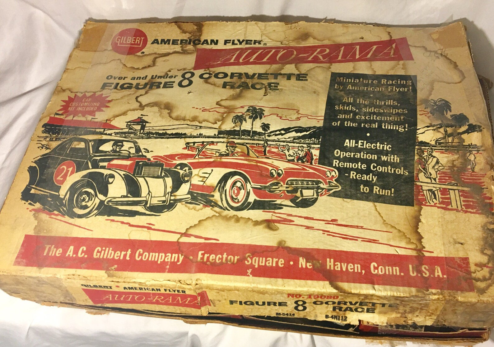 Vintage American Flyer Auto-rama Over & Under Corvette Race - Etsy