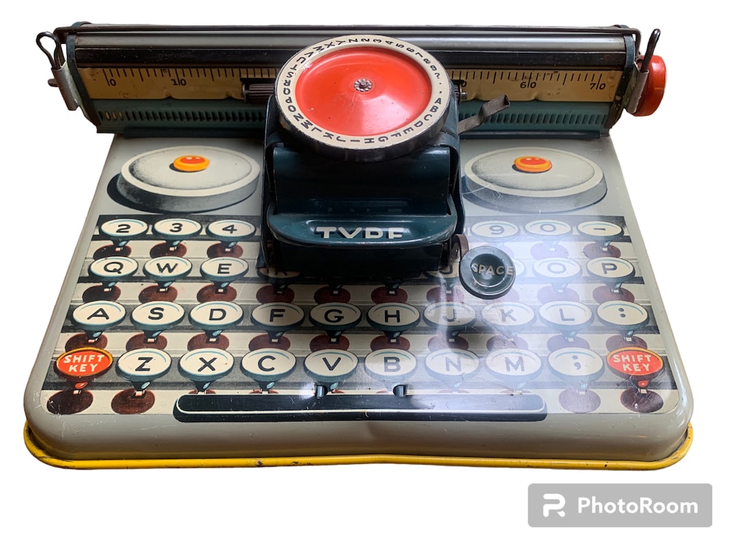 Unique Dependable Tin, Toy Typewriter - Etsy