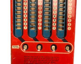 1950's Red & Blue Wolverine Adding Machine Retro Tin Toys Vintage - Etsy
