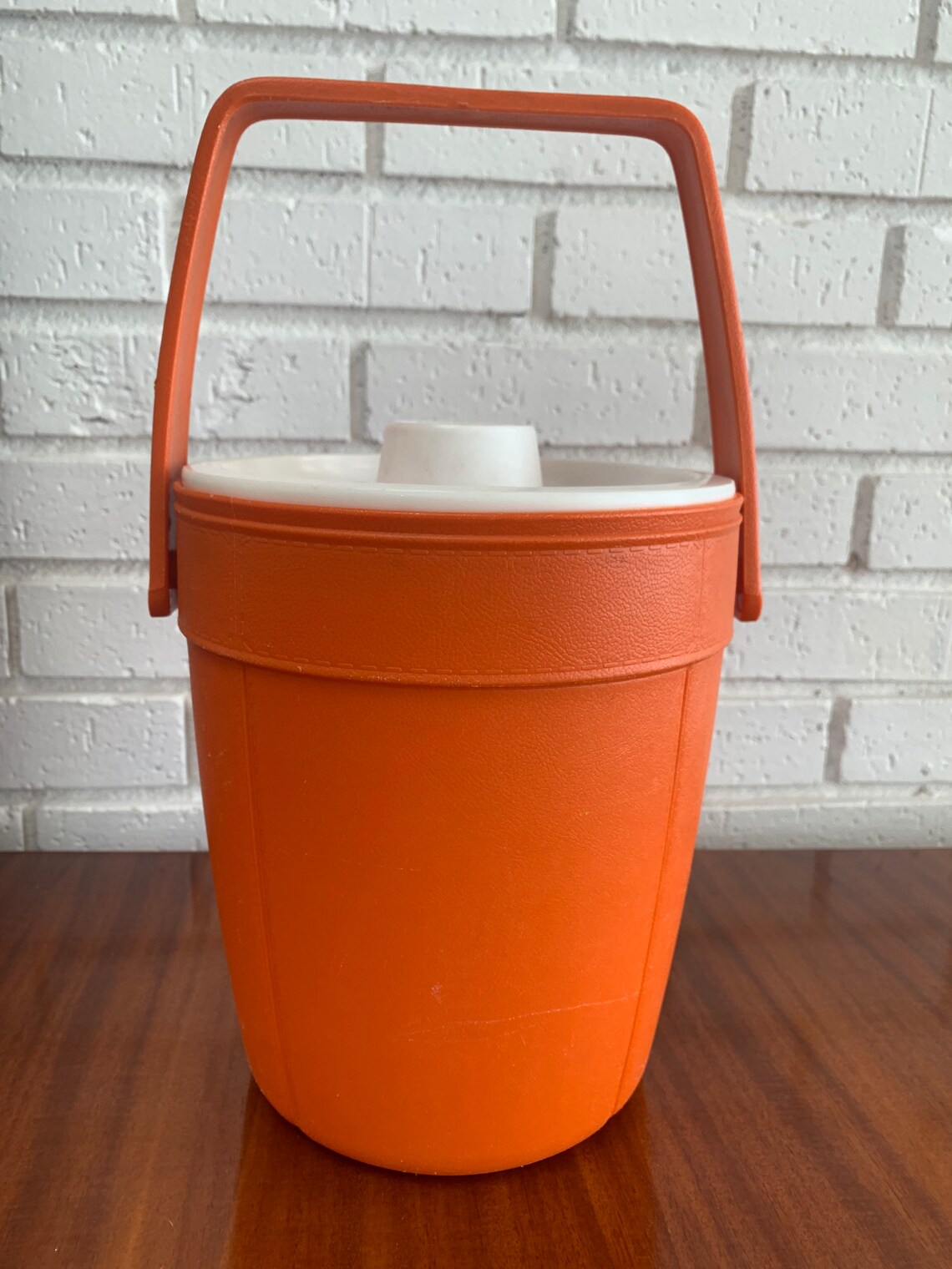Vintage Rubbermaid Orange Ice Bucket - Etsy