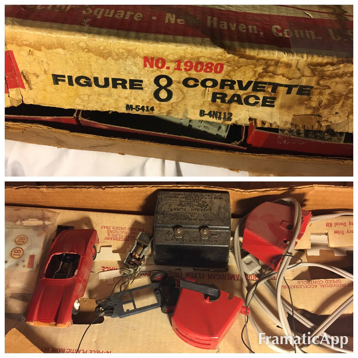 Vintage American Flyer Auto-rama Over & Under Corvette Race - Etsy