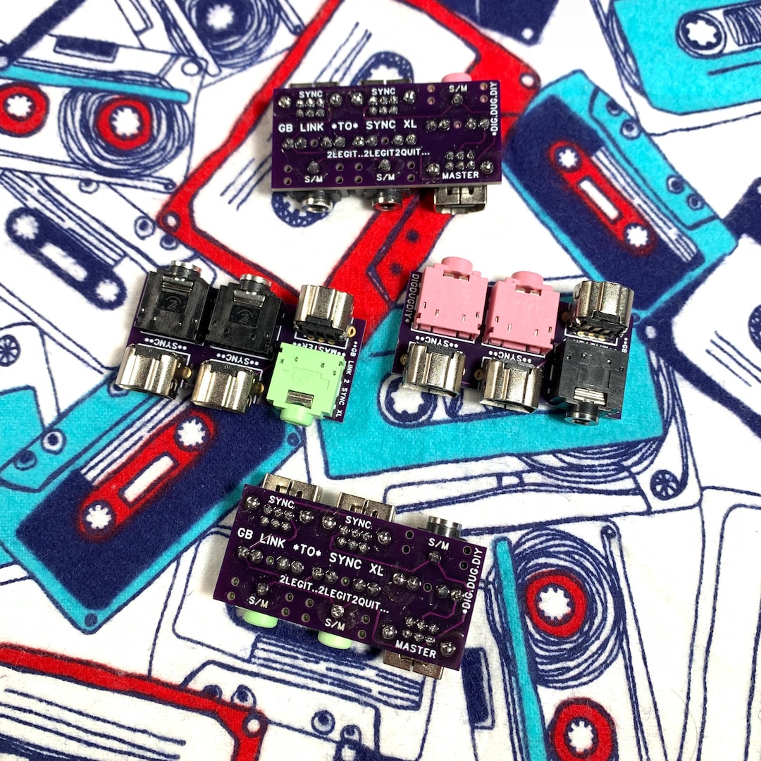 GAMEBOY Link 2 Sync XL // Link Port to 3.5mm Analog Sync Adapter // Gb ...