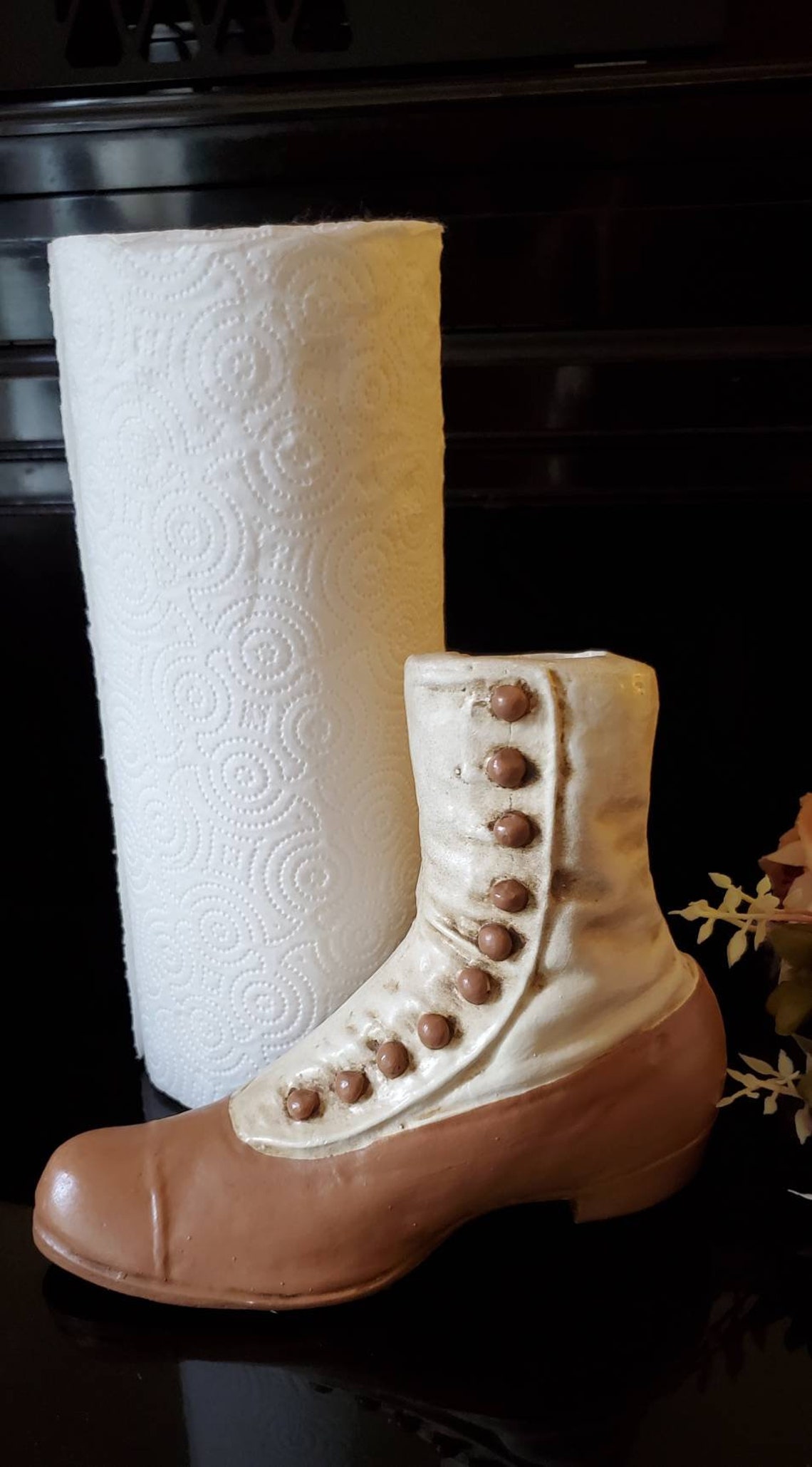 Victorian Boot Decor Home Office Shelf Table Decor Accent - Etsy
