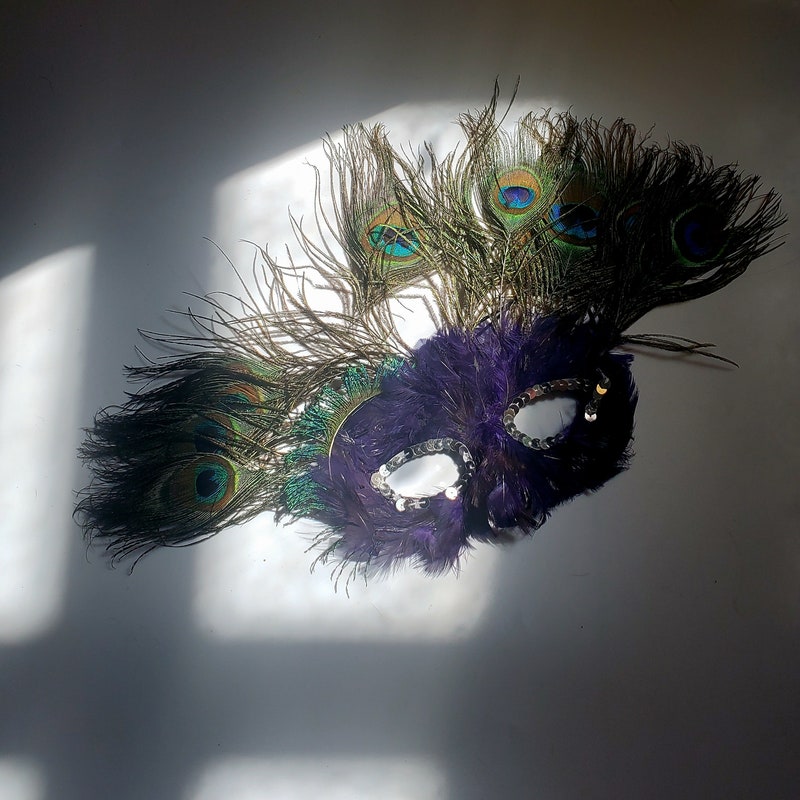 Peacock Mask - Etsy