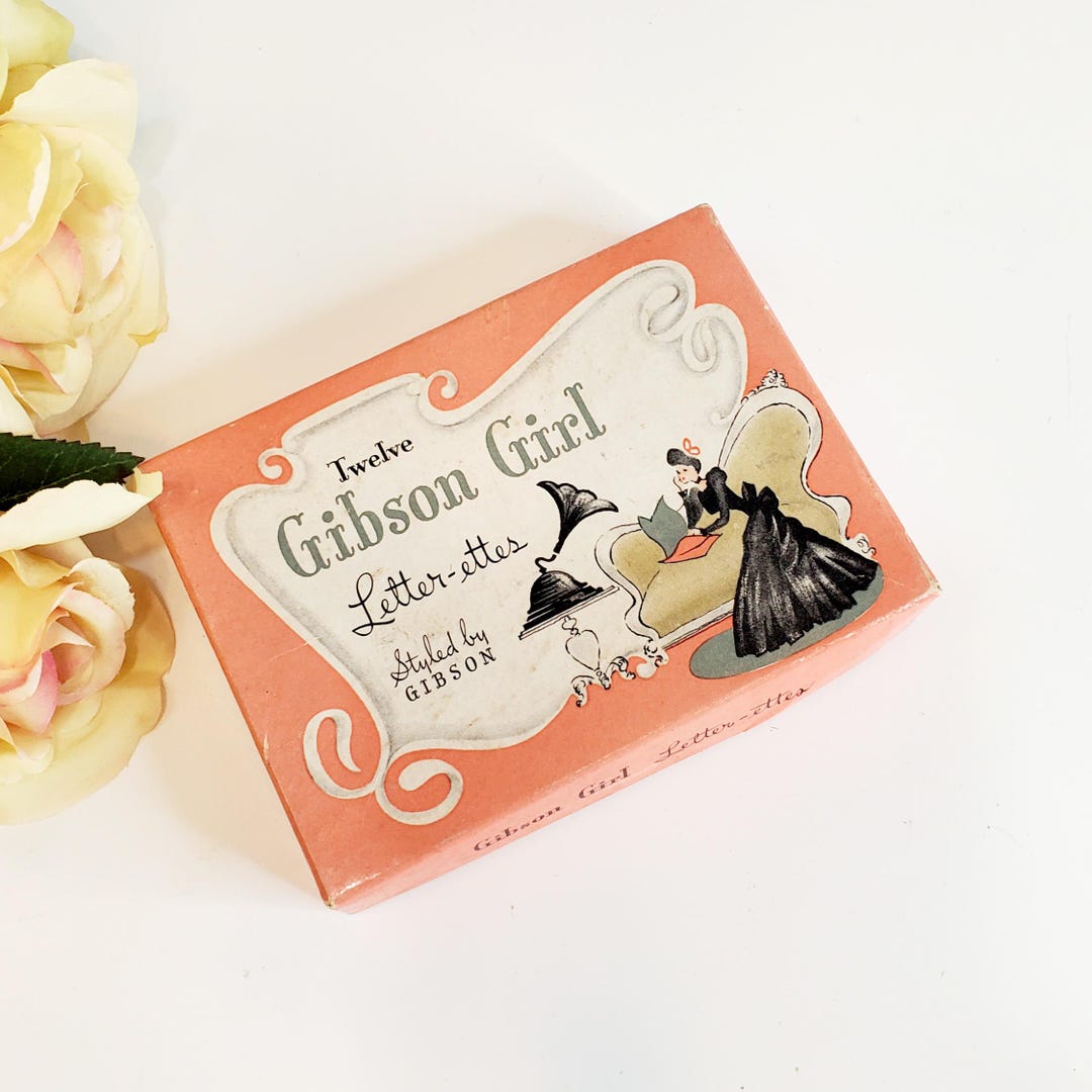 1920s Gibson Girl Letter-ette Box - Etsy
