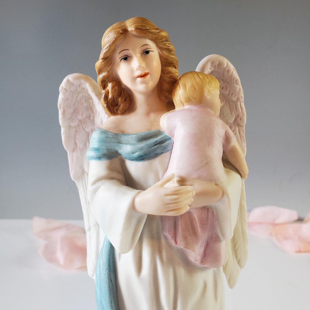 HOMCO Angel With Baby Cherub, Vintage Homco Decor, Vintage Angels ...