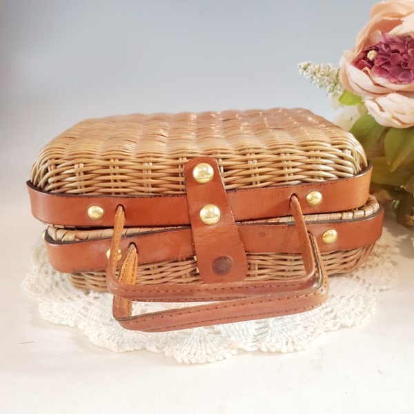 Wicker Handbag - Etsy