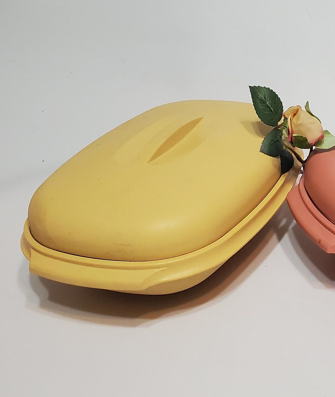 HARVEST GOLD Vintage Tupperware Steaming Basket, Microwaveable ...