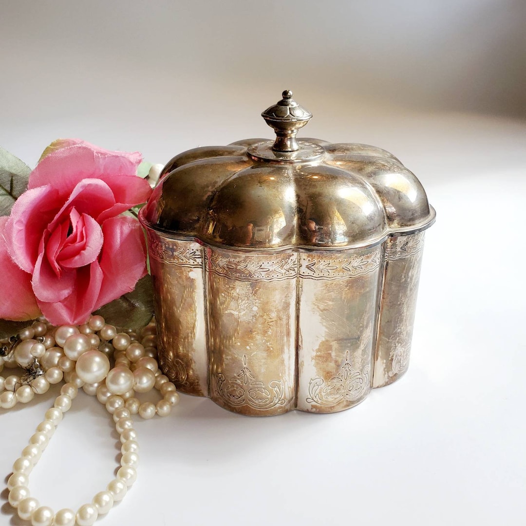 Vintage Godinger Jewelry Box Sterling Plated Jewelry Box - Etsy