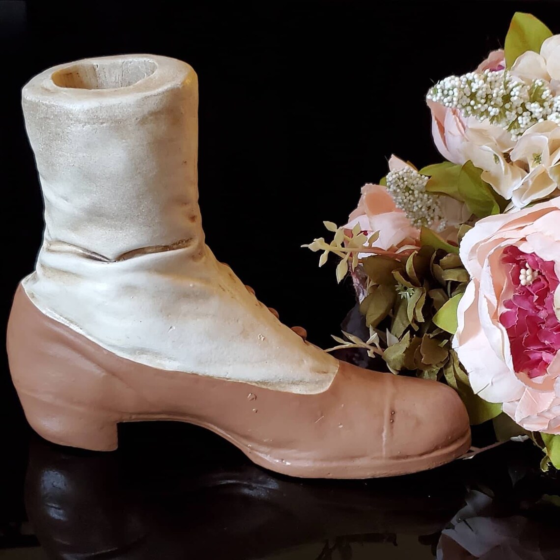 Victorian Boot Decor Home Office Shelf Table Decor Accent - Etsy