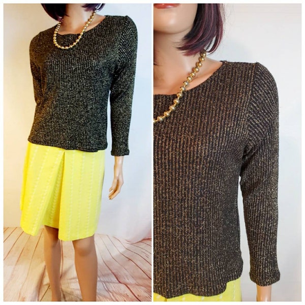 Gold Lame Top - Etsy