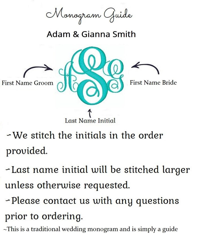 Custom Wedding Crest | Monogram | Watercolor Crest Embroidered ...