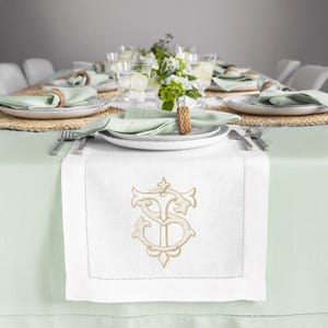 Custom Wedding Crest | Monogram | Watercolor Crest Embroidered ...