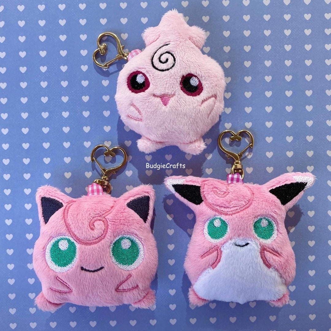 Cute Singing Pink Fairy Pocket Friends Embroidered Plush Keychains ...