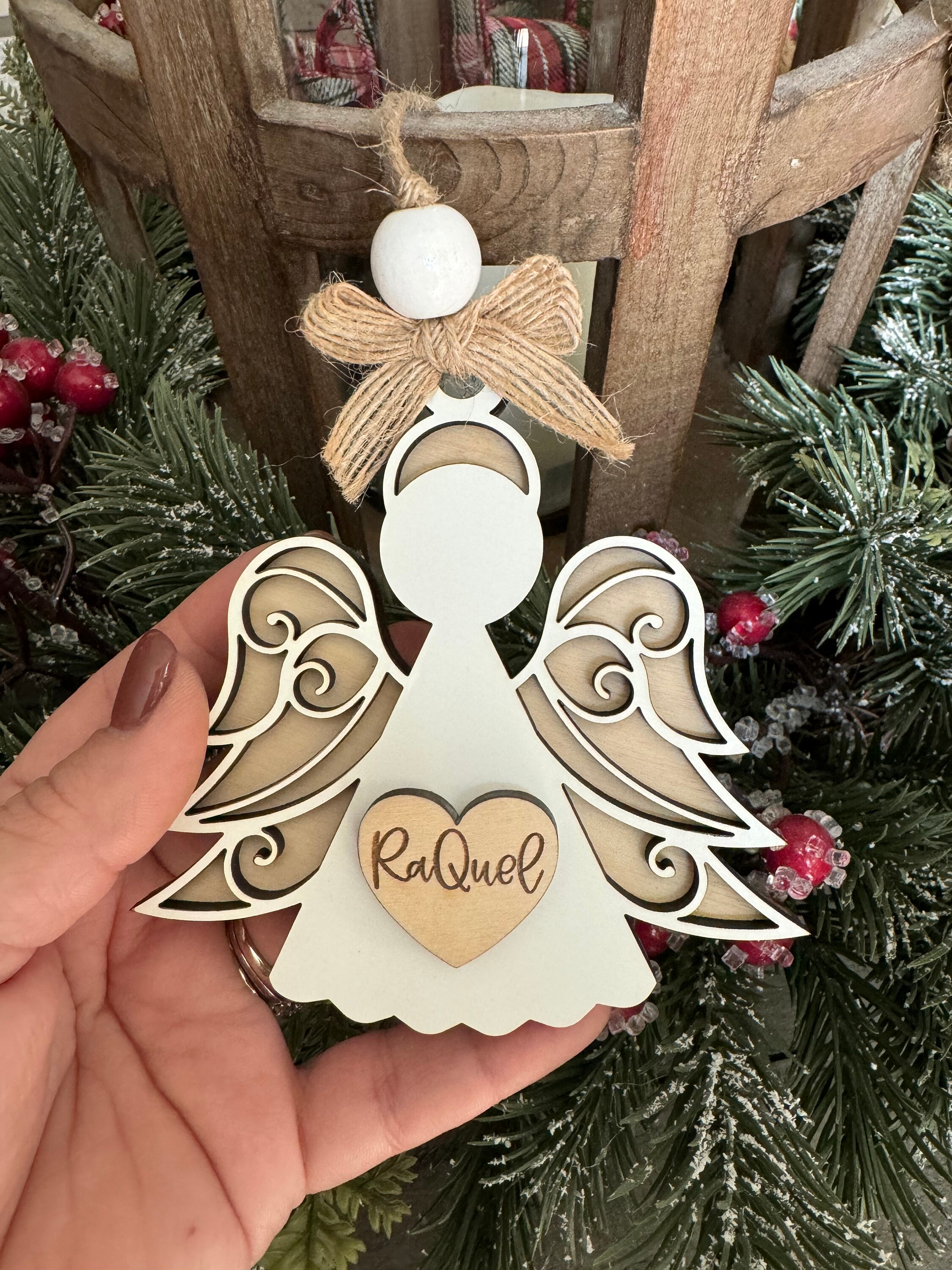 Memorial Ornament, Memorial Angel Ornament, Custom Memorial Ornament ...