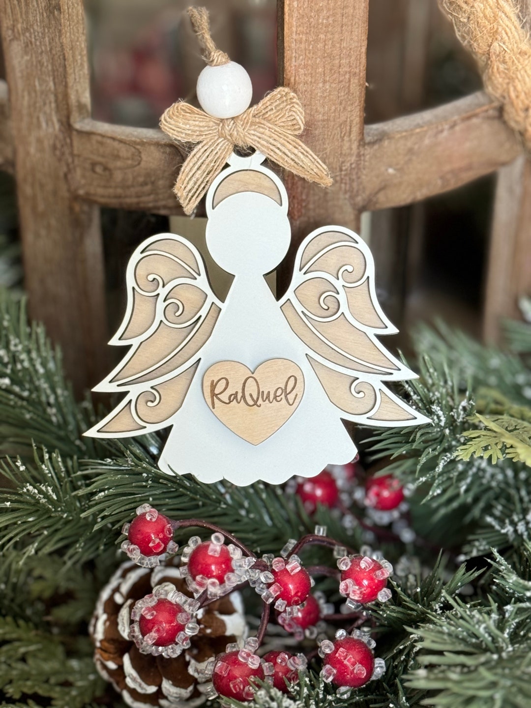 Memorial Ornament, Memorial Angel Ornament, Custom Memorial Ornament ...