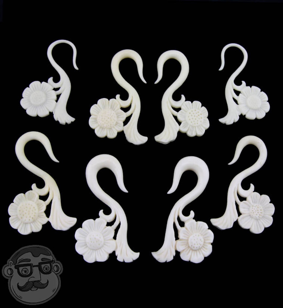Daisy Bone Hangers - Etsy