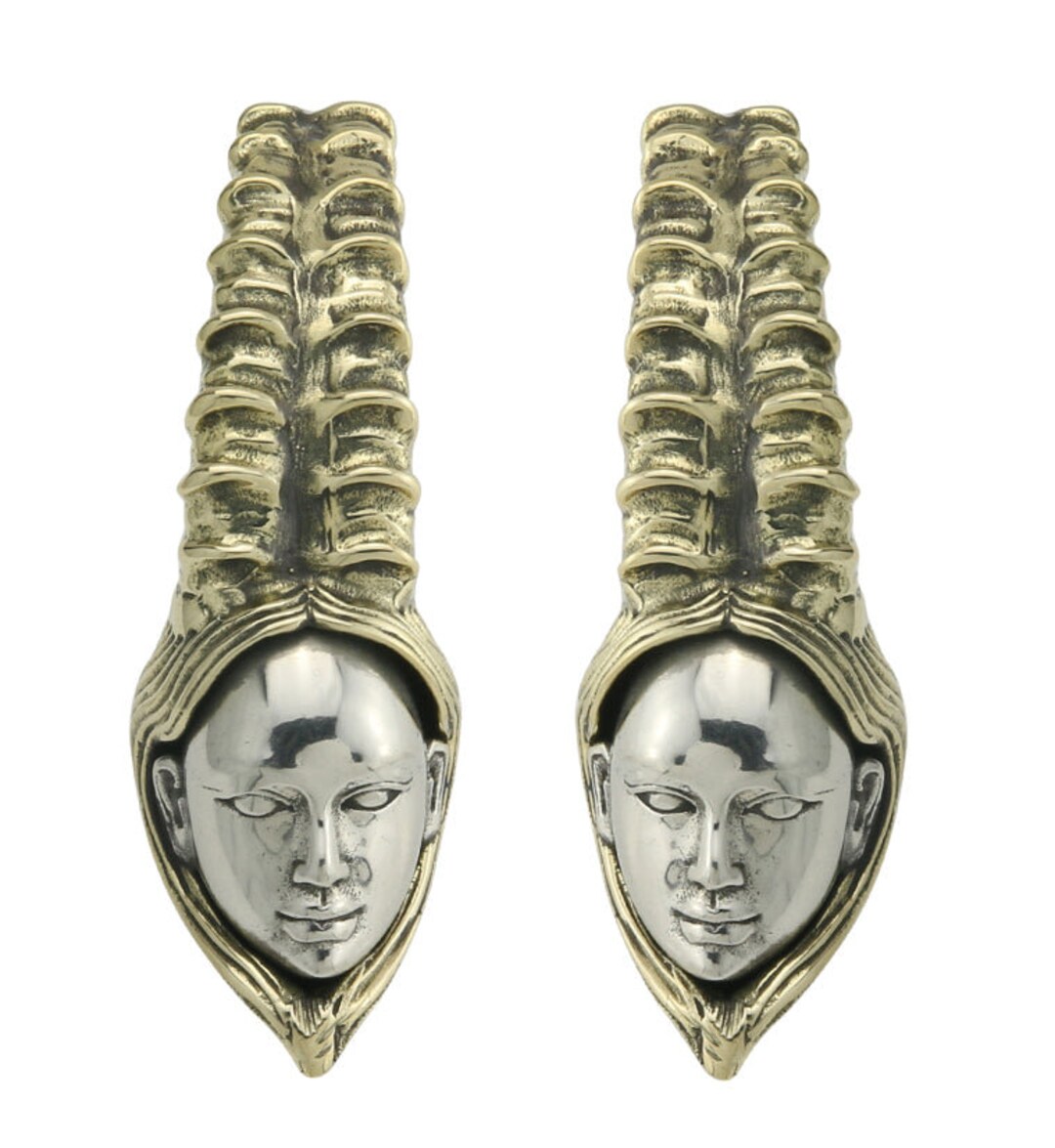 Siren Brass Ear Weights - Etsy