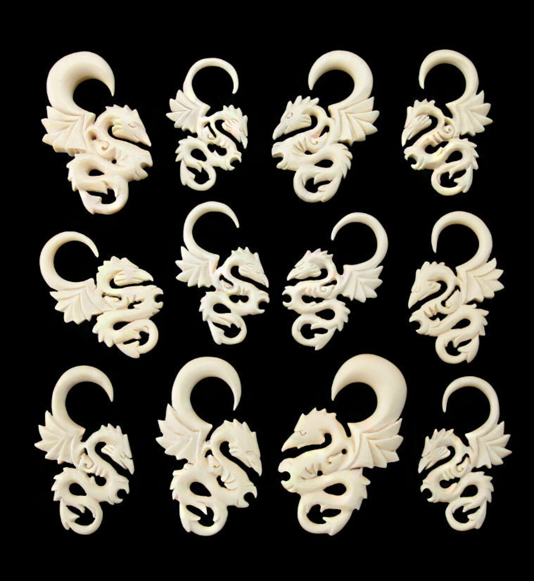 Dragon Crocodile Wood Hangers - Etsy