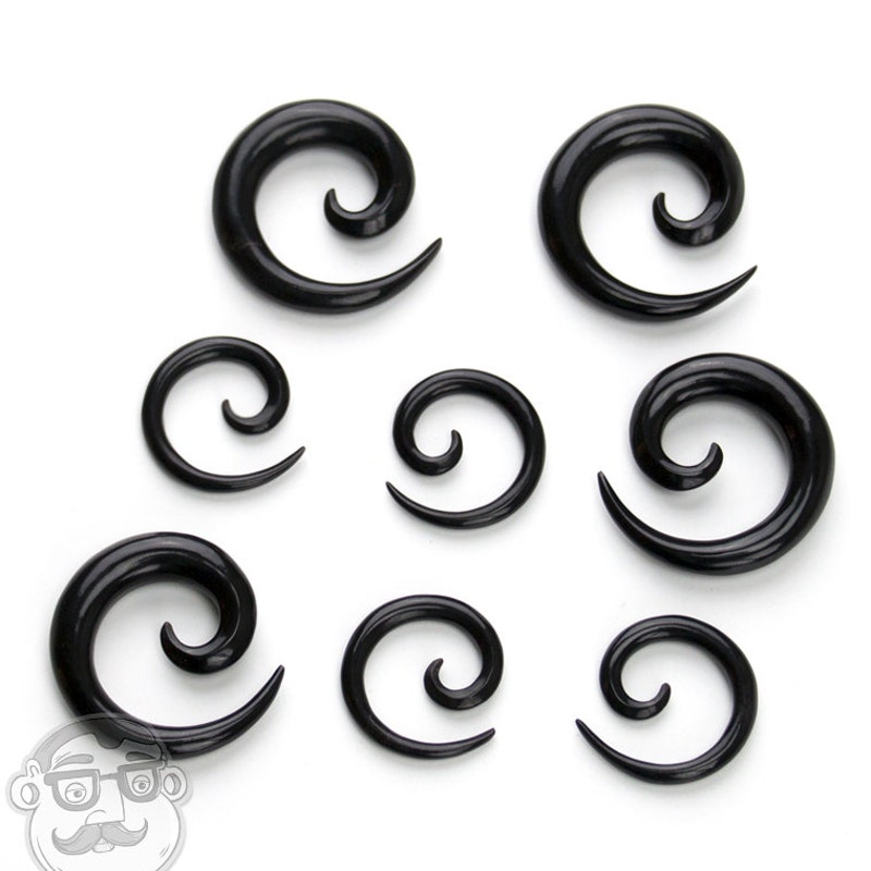 4g Ear Plug Spirals - Etsy