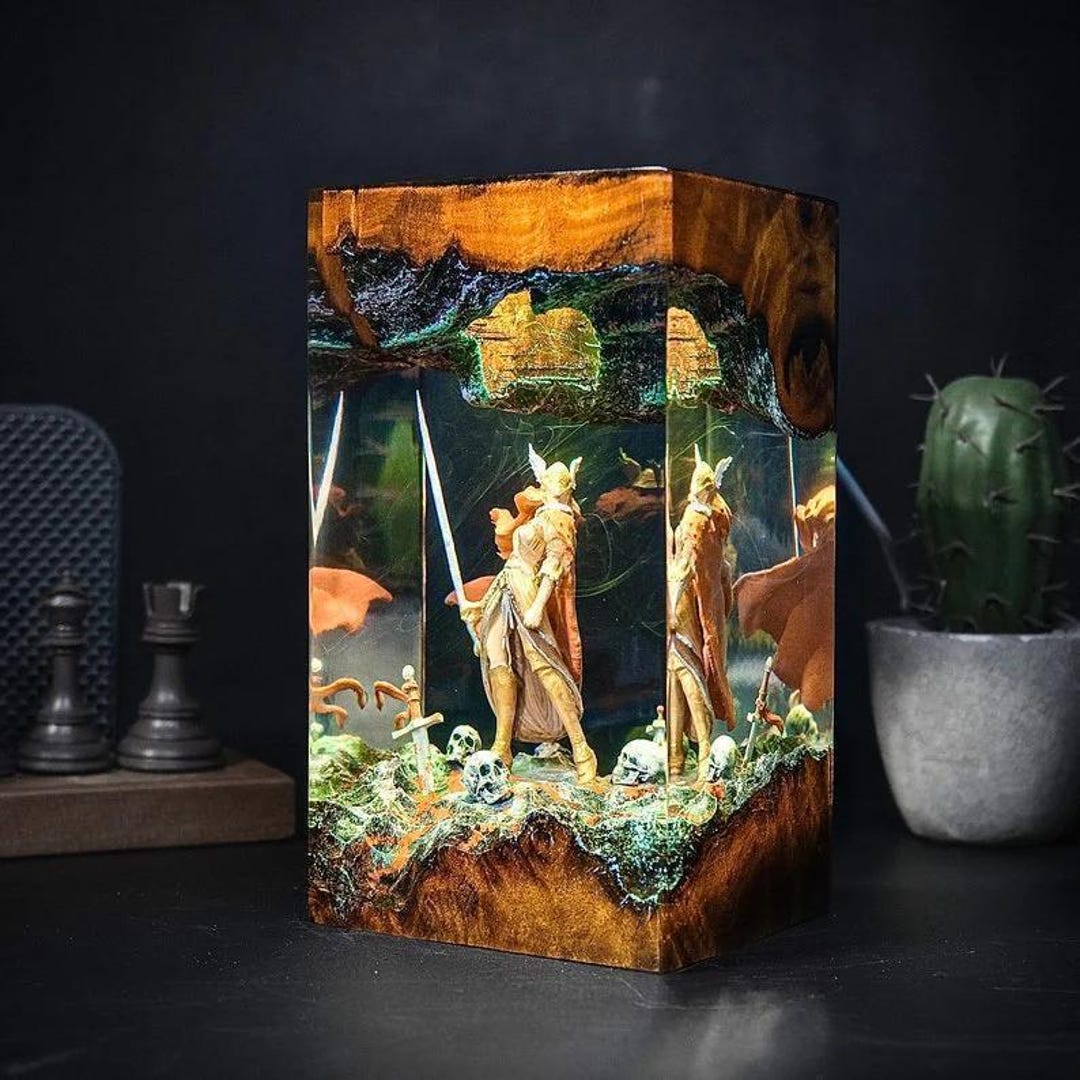 Malenia Blade of Miquella Elden Ring Lamp – Resin Anime Light for ...