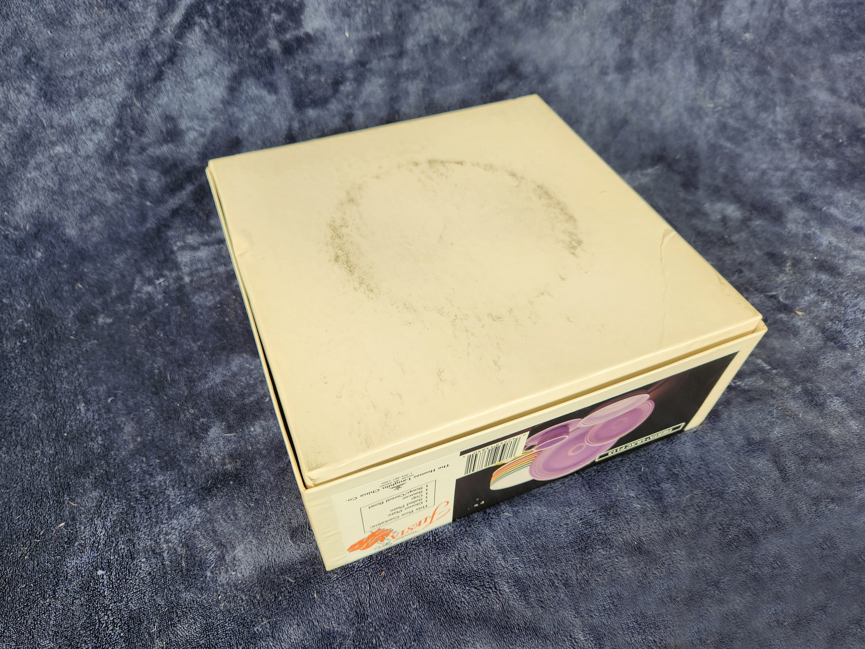 Box ONLY- Original Box for the Fiesta Lilac 5 Piece Place Setting. No ...